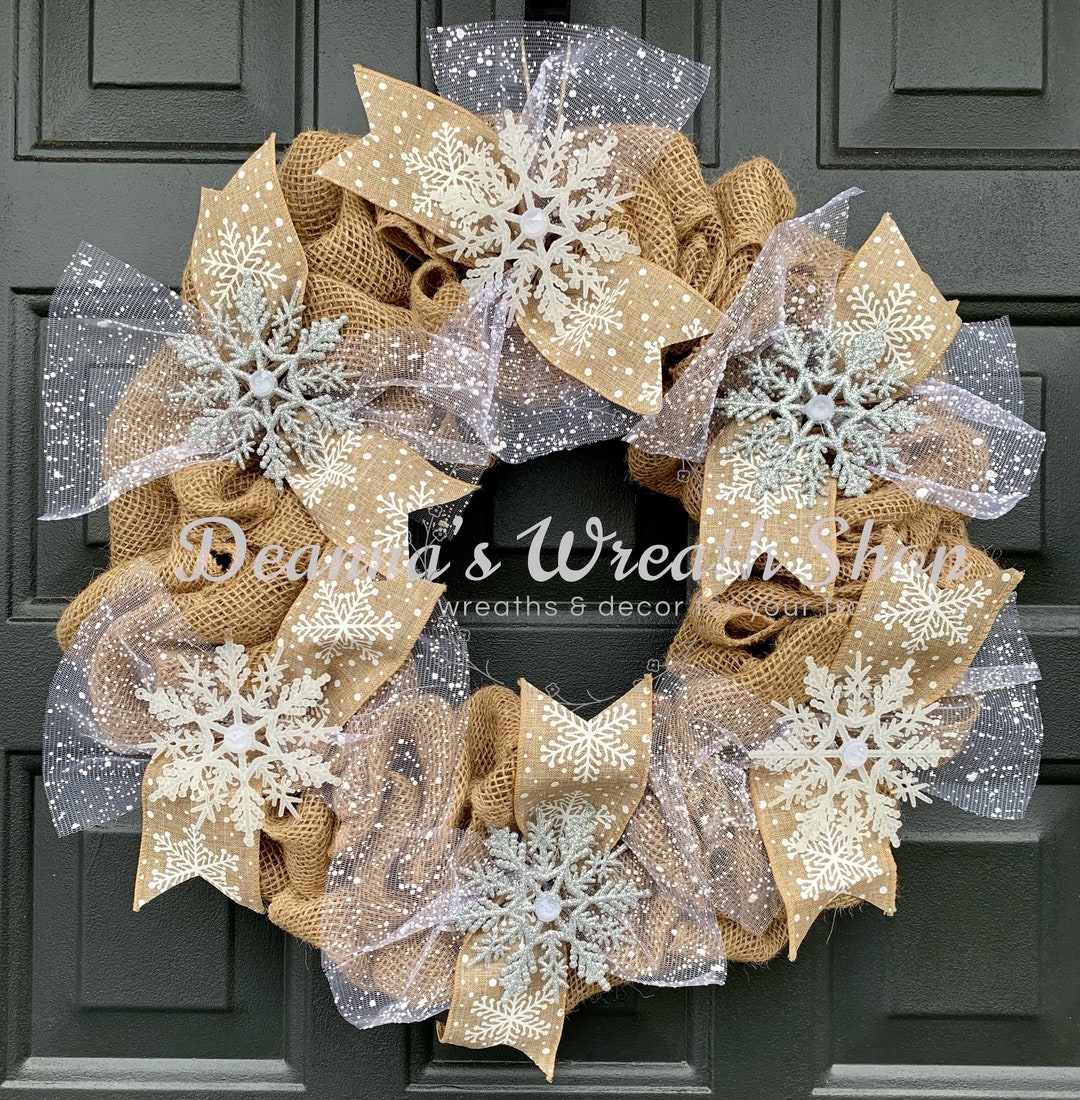 Winter Snowflake Wreath | Winter Wreath | Snowflake Wreath | Post ...