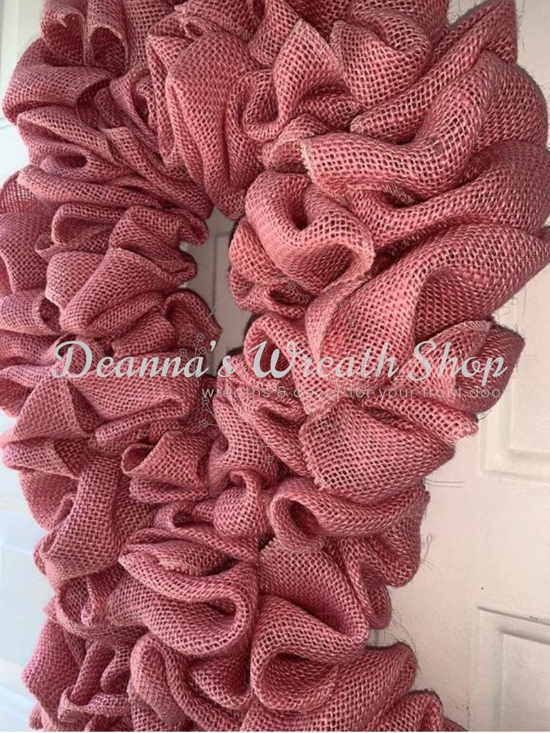 Breast Cancer Awareness Pink Ribbon Wreath 10 Percent of - Etsy