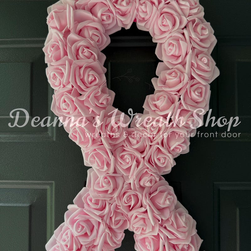 Breast Cancer Wreaths - Etsy