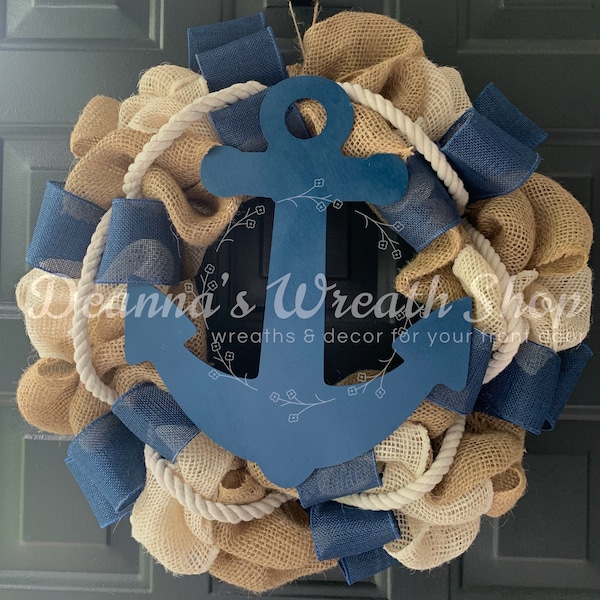 Nautical Wreath - Etsy
