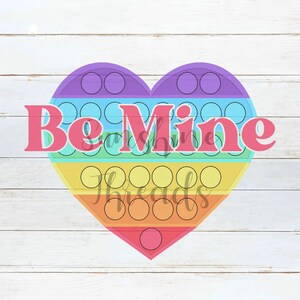 Be Mine Fidget Toy PNG Sublimation Digital Download - Etsy