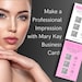 Mary Kay Business Cards, QR Code, Beauty Consultant (canva Editable) - Etsy