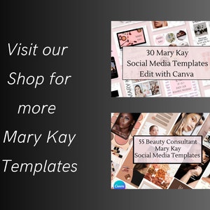 Mary Kay Business Cards, QR Code, Beauty Consultant (canva Editable) - Etsy