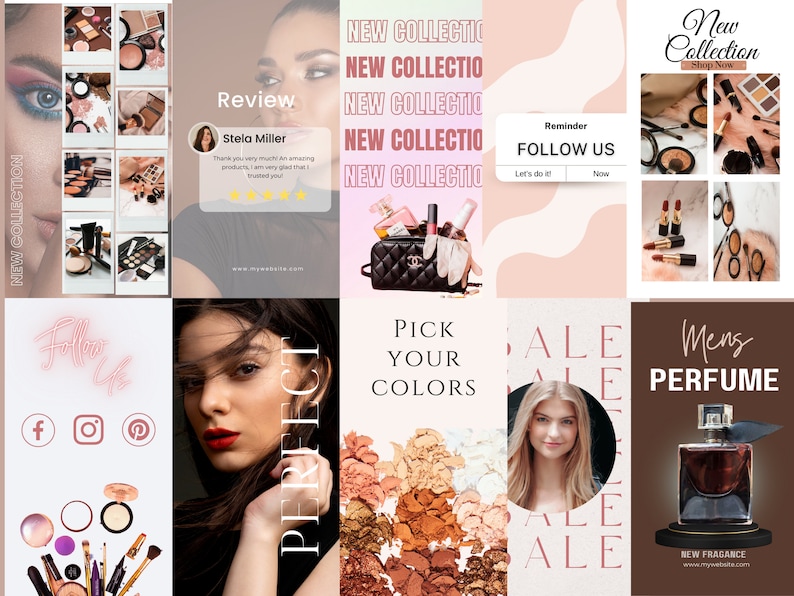 55 Mary Kay Social Media Templates Canva | Beauty Consultant Instagram ...