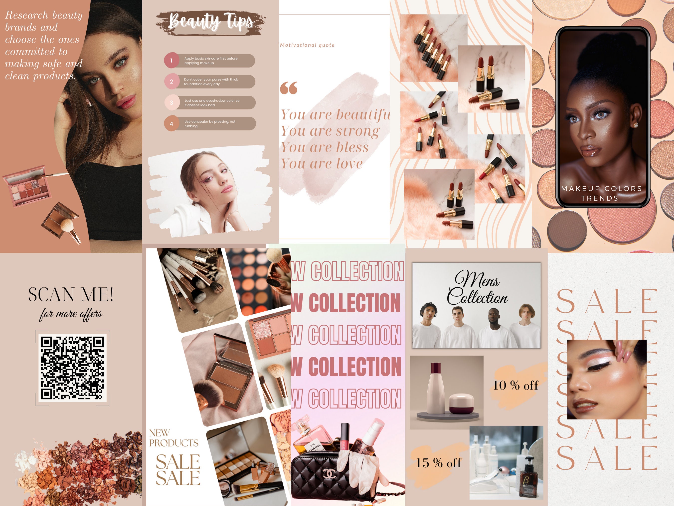 55 Mary Kay Beauty Consultant Canva Template, Editable Mockups for ...