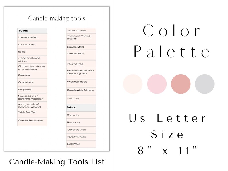 Etsy Candle Business Shop Planner / Organizer PDF Printable for Etsy ...