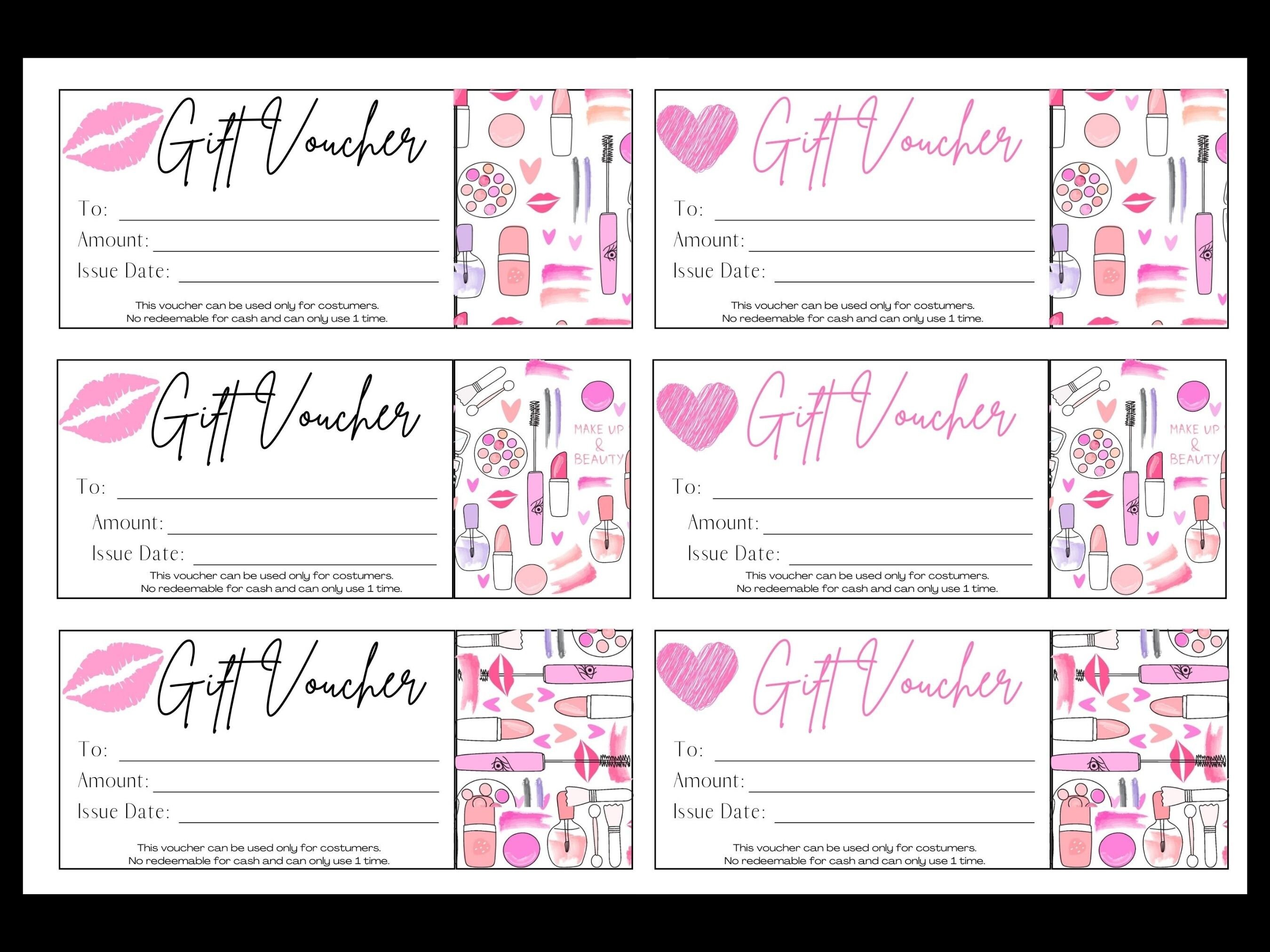 Pure Romance Gift Certificate Template