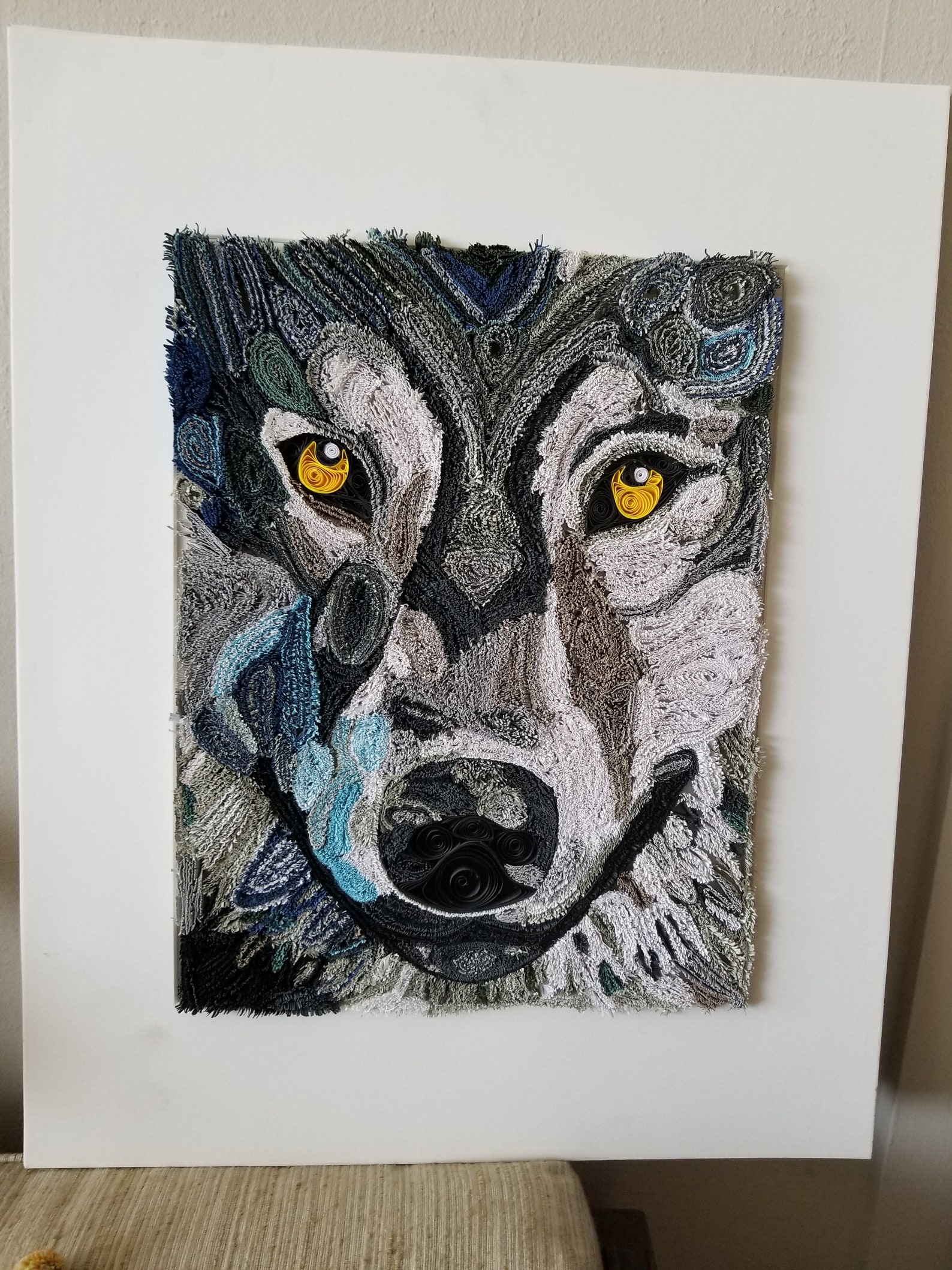Quilling Wolf - Etsy
