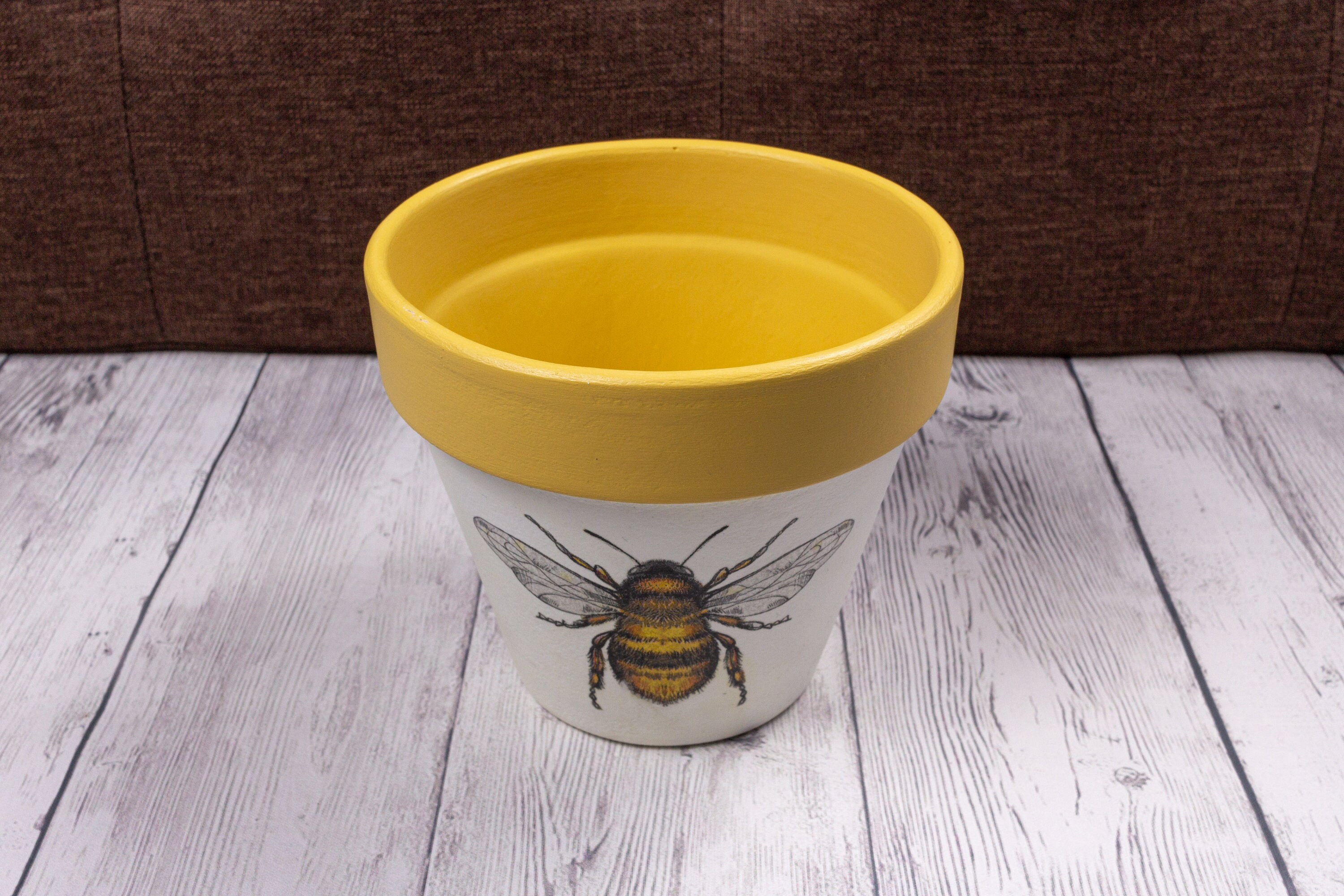 Pot planter. Bee plant pot bumble bee flower pot. Indoor | Etsy