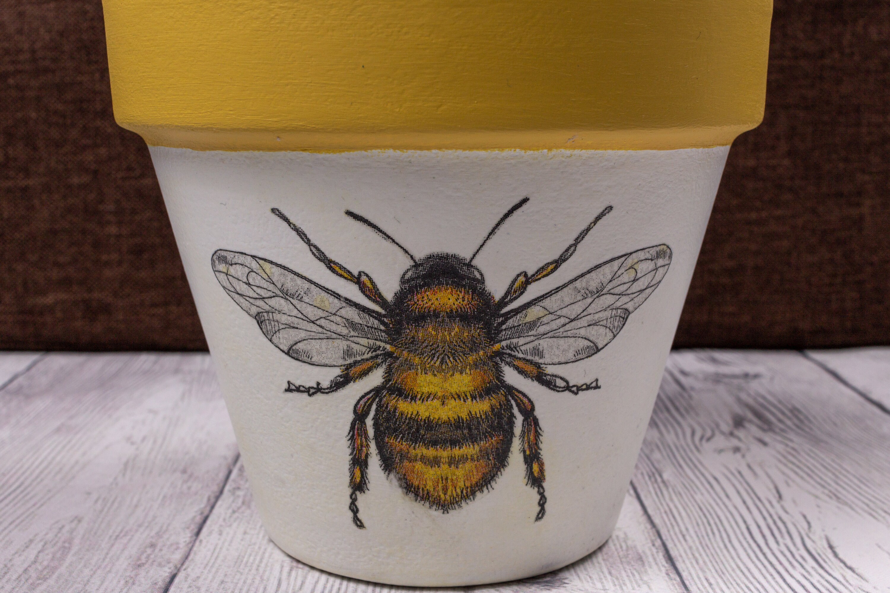 Pot Planter. Bee Plant Pot Bumble Bee Flower Pot. Indoor - Etsy