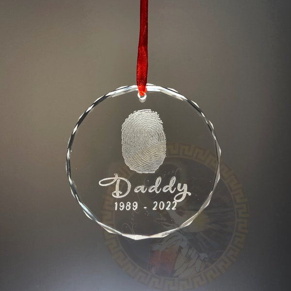 Fingerprint Memorial Jewelry - Etsy