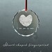 Fingerprint Hearts, Loss of Parent Gift Ornament, Death of Relative ...