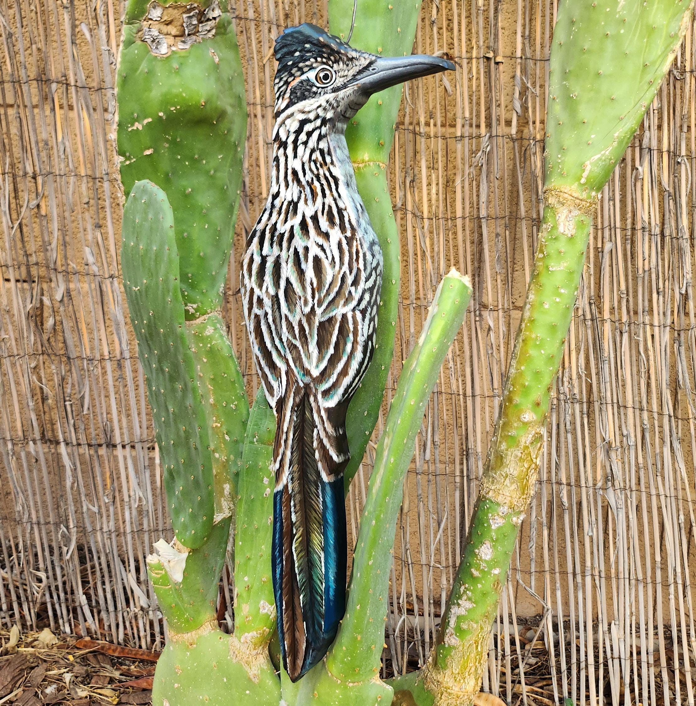 Roadrunner- Wooden Wall Art, Handmade, Painted Roadrunner on Wood - Etsy
