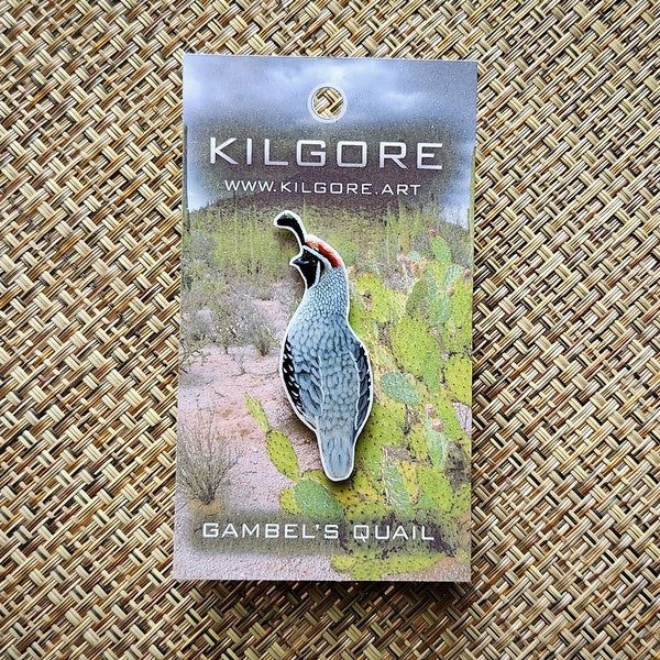 Quail Pin - Etsy