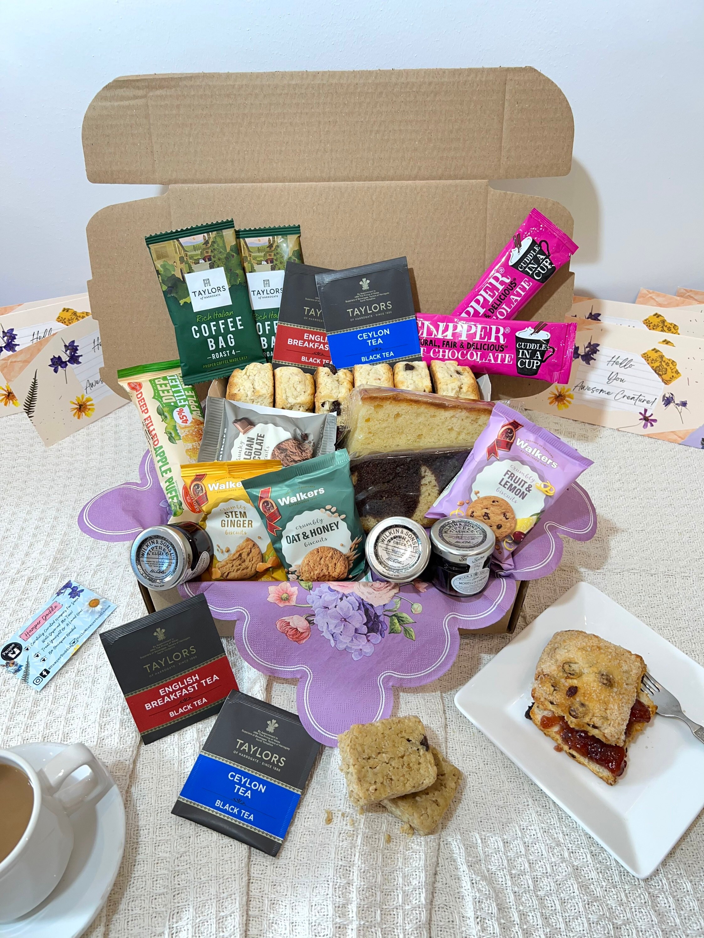 Afternoon Tea Hamper Afternoon Tea for 2 6 People Birthday - Etsy UK