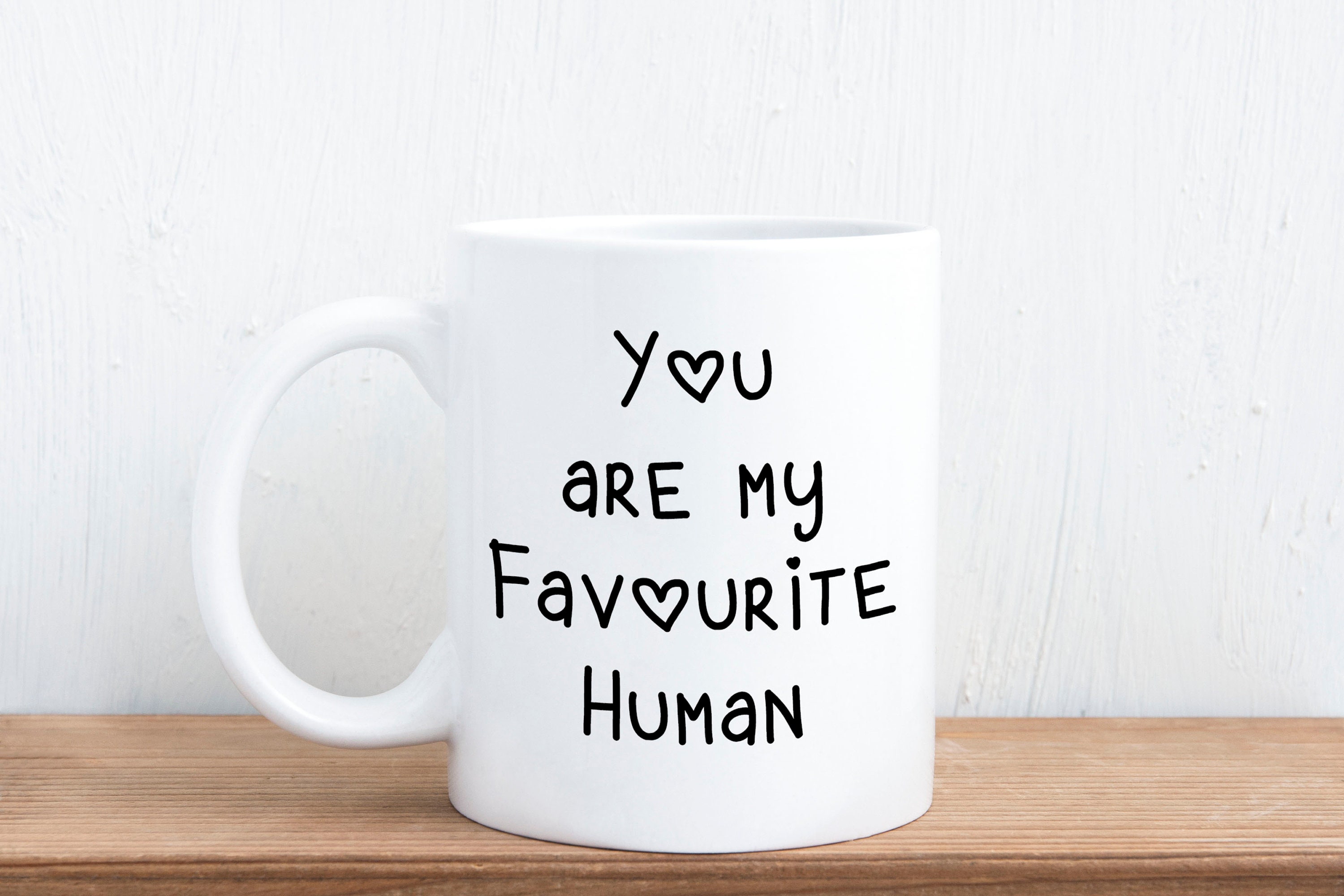 Partner you Are My Favourite Human Gift Mug - Etsy