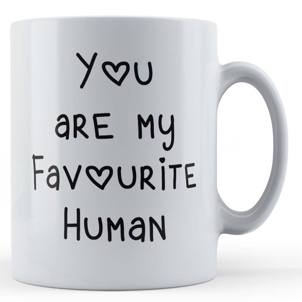 Partner you Are My Favourite Human Gift Mug - Etsy