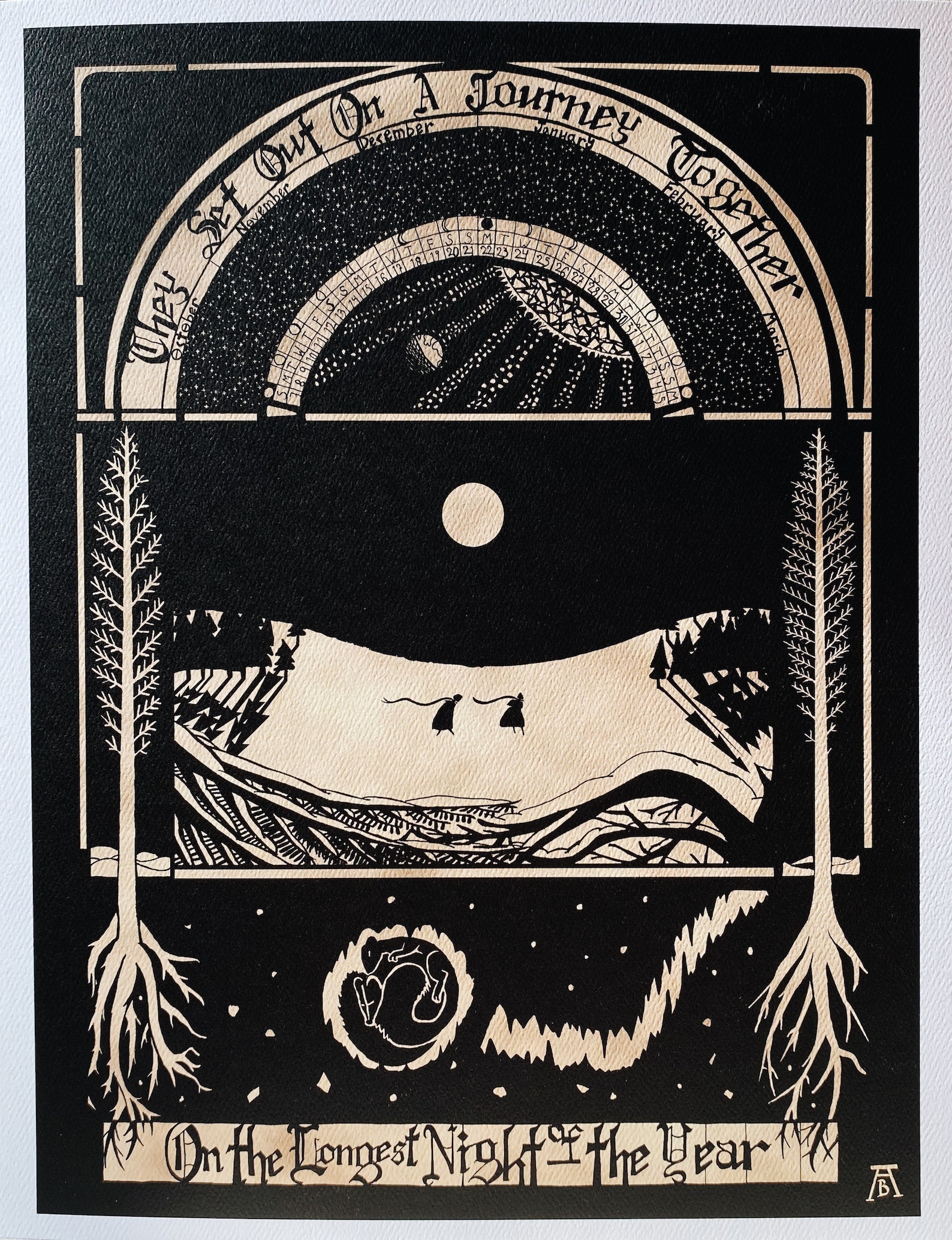 Winter Solstice Print - Etsy