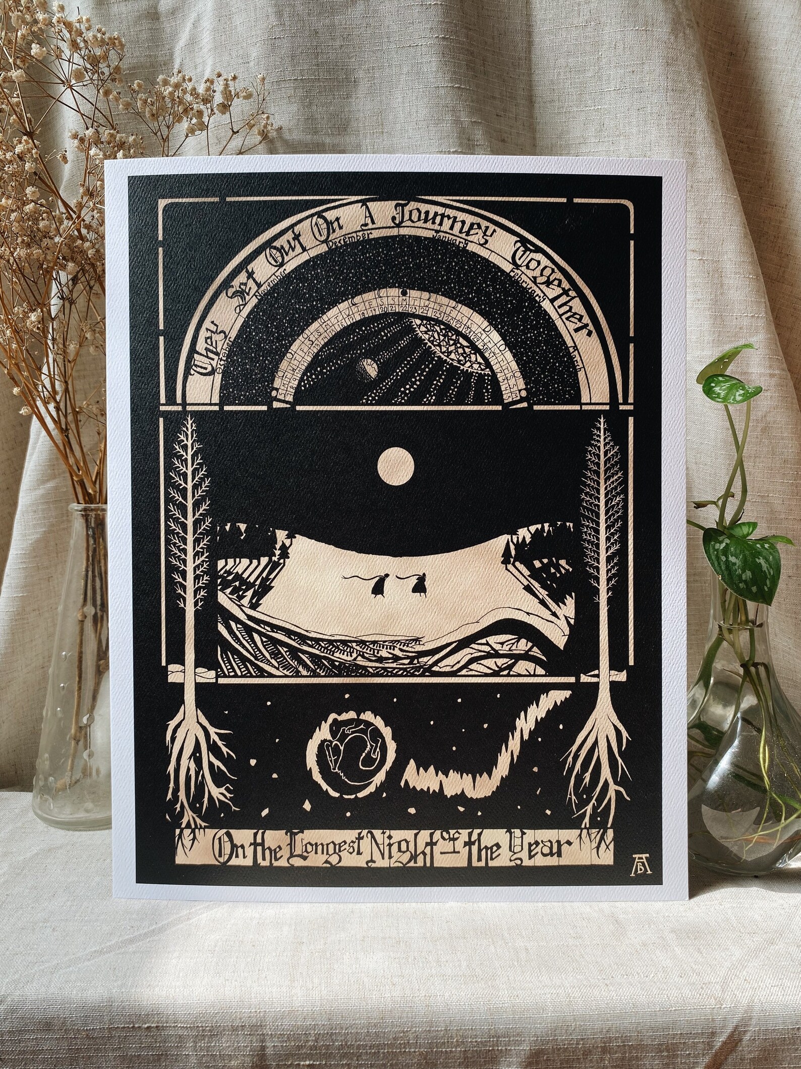 Winter Solstice Print - Etsy