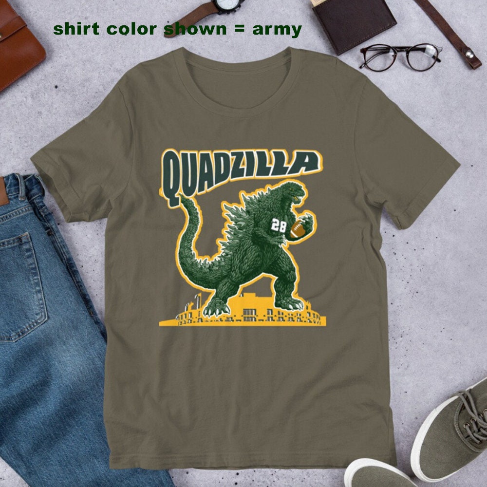 AJ Dillon Quadzilla Green Bay Packers Unisex T-shirt - Etsy