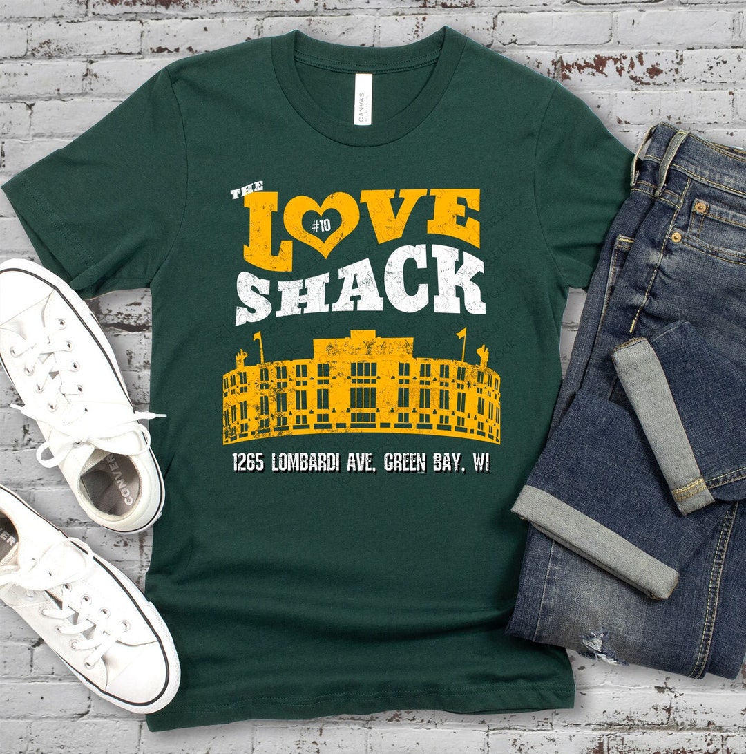 Love Shack Lambeau Field Stadium Green Bay Football - Unisex T-shirt - Etsy