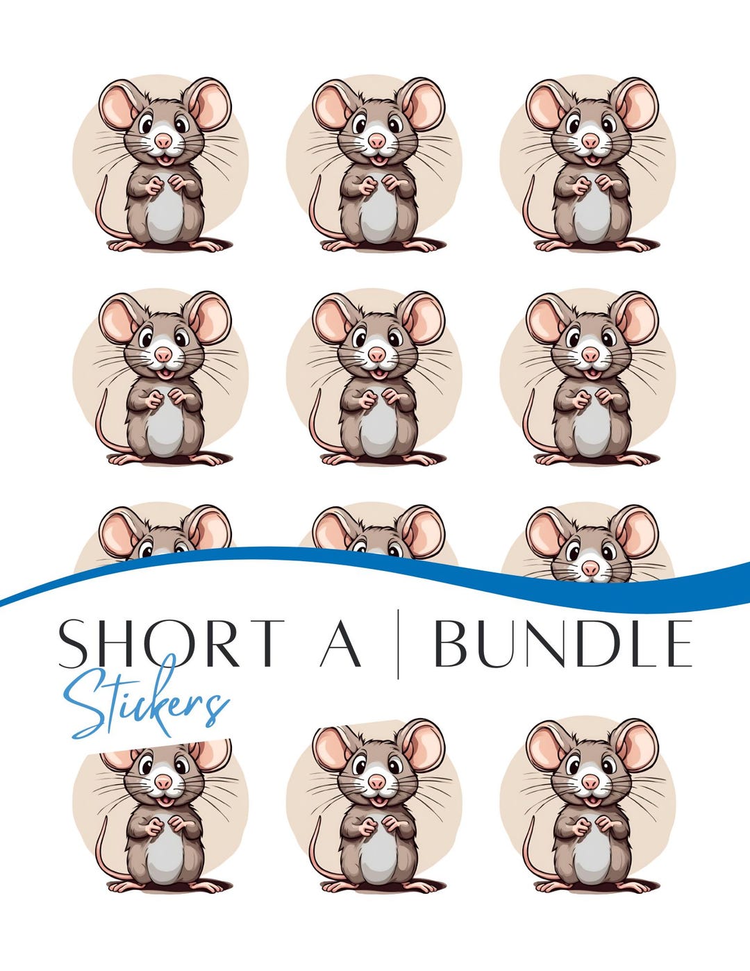 Short A Bundle Sticker Packet Digital Download - Etsy