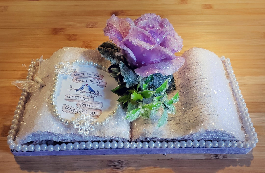 Crystallized Wedding Book - Etsy