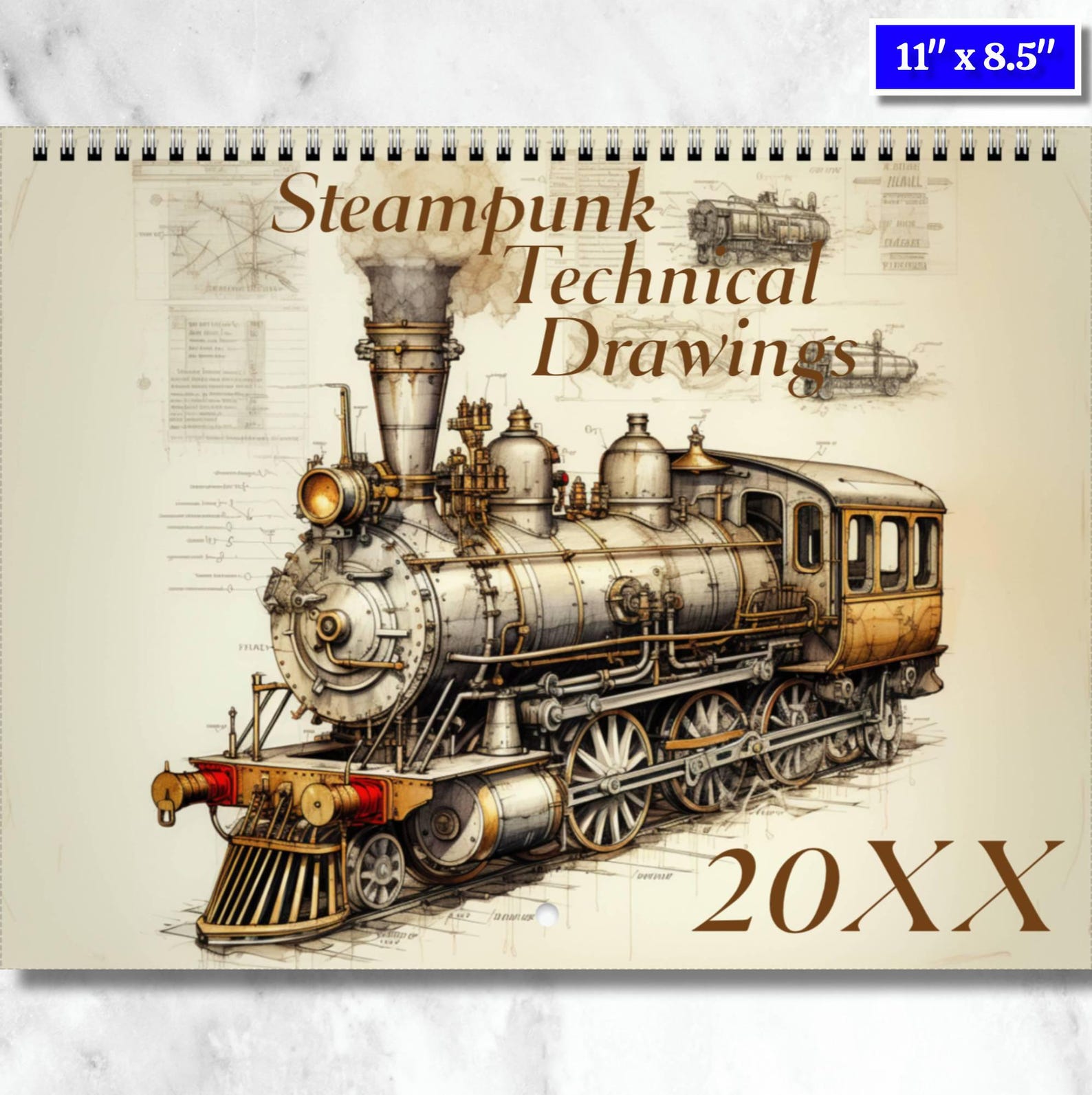 Steampunk Doors Calendar 1 two Sizes: 8.5x8.5 & 11x8.5 Makes a Great ...