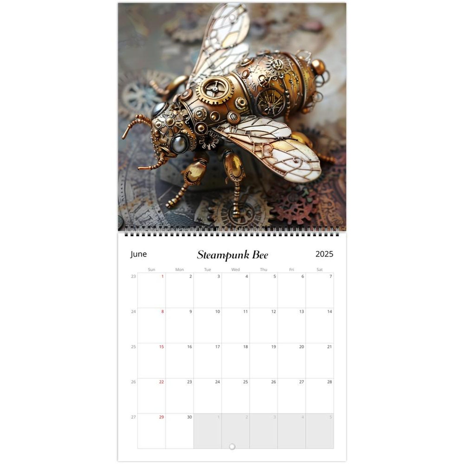 Steampunk Bugs Calendar #1 Makes a Great Gift for Family, Friends, and ...