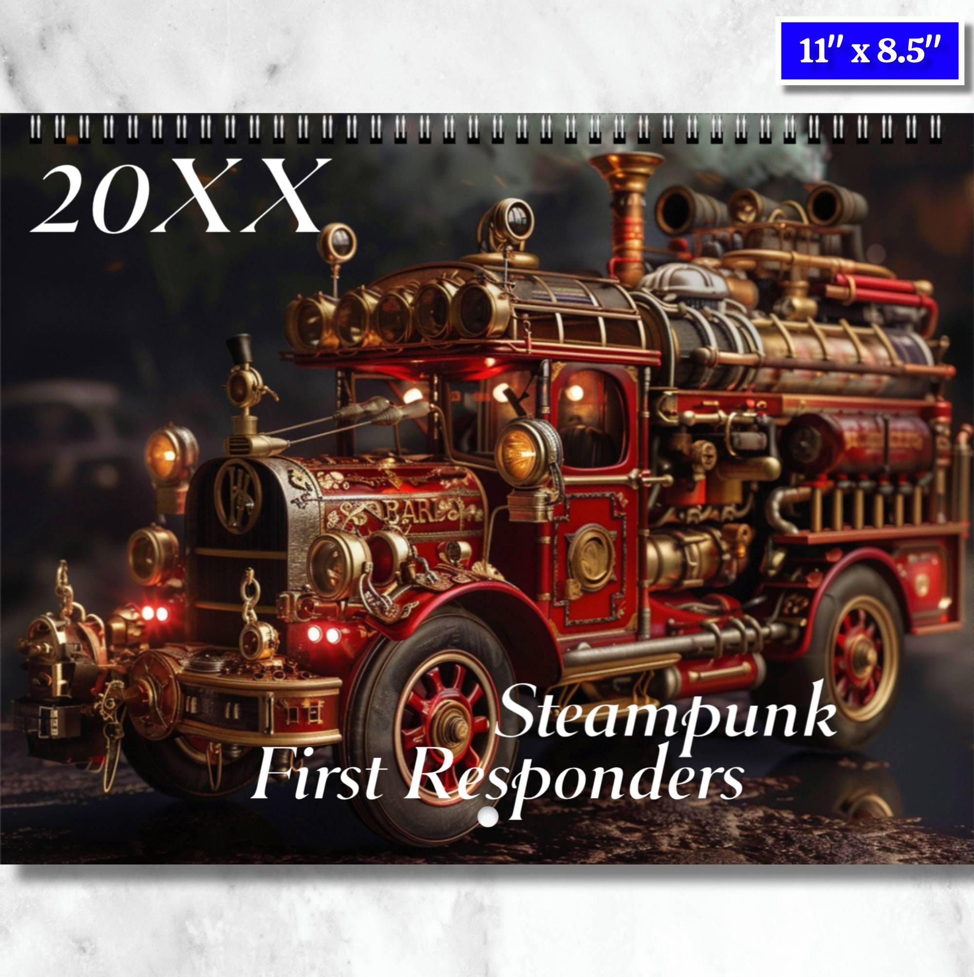 Steampunk First Responder Calendar | Victorian Medical | Firefighter ...
