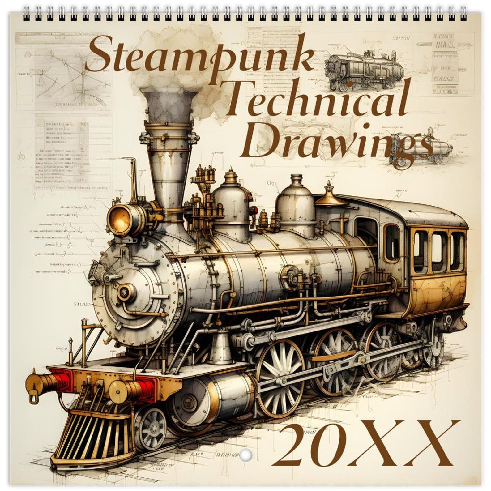 Steampunk Doors Calendar 1 two Sizes: 8.5x8.5 & 11x8.5 Makes a Great ...