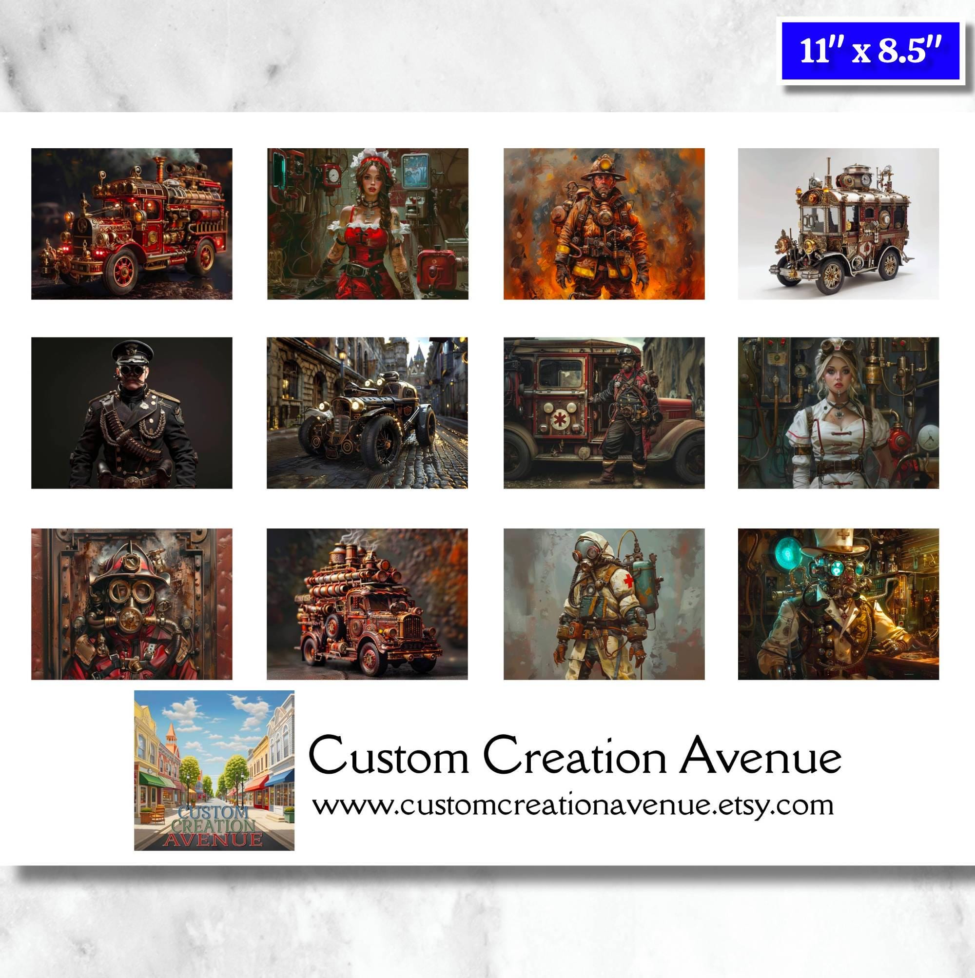 Steampunk First Responder Calendar | Victorian Medical | Firefighter ...