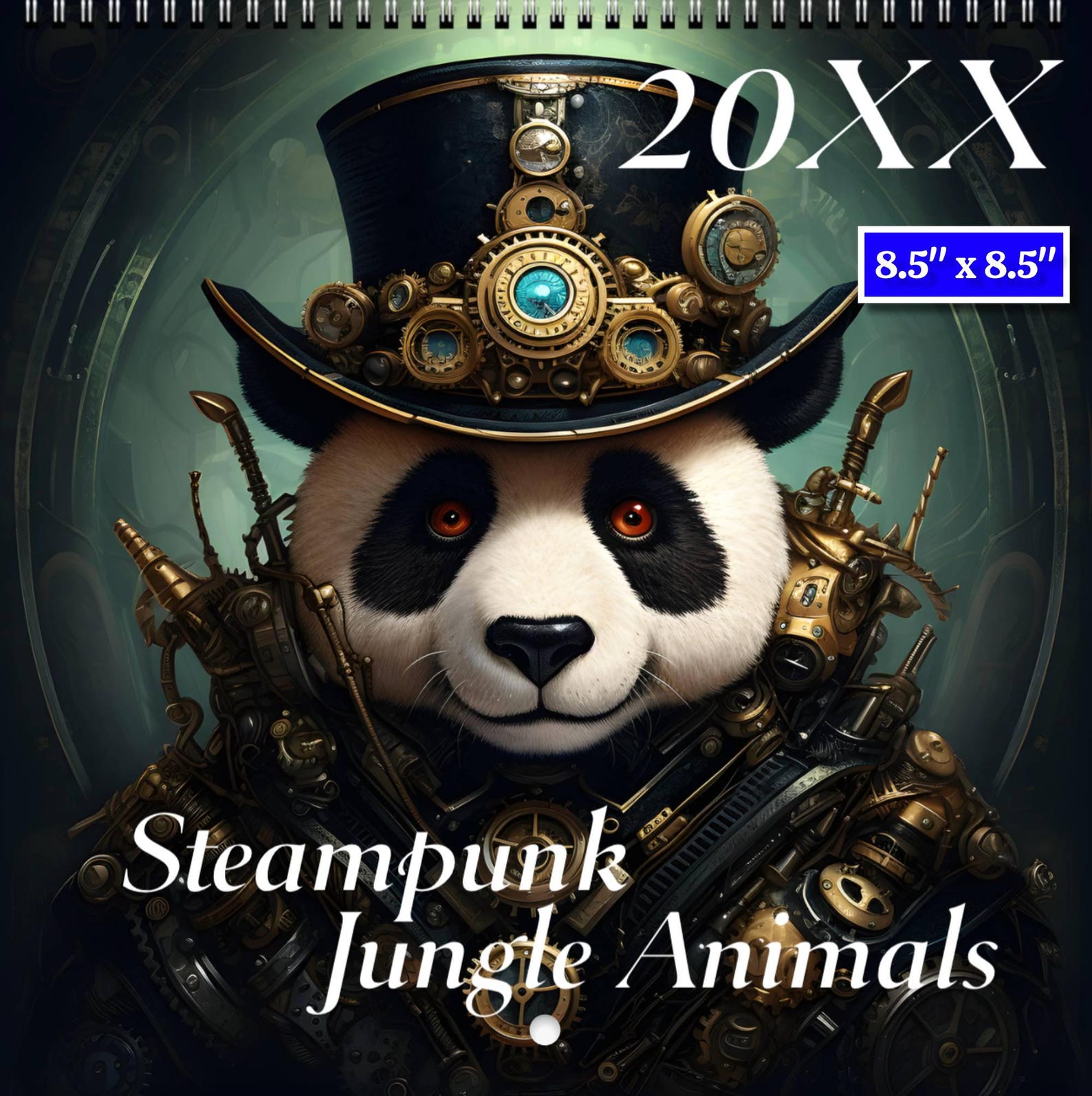Steampunk Animal Calendar | Victorian Mechanical Creatures Wall Art ...
