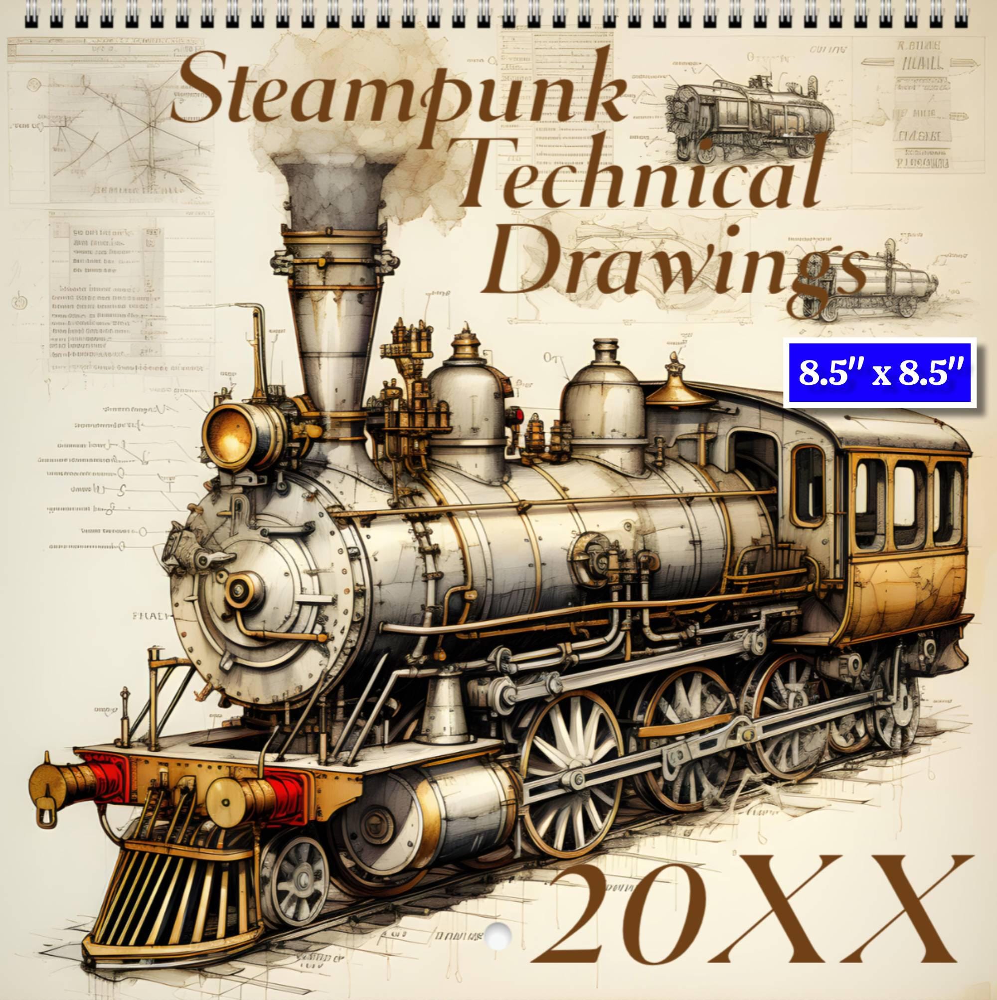 Steampunk Doors Calendar 1 two Sizes: 8.5x8.5 & 11x8.5 Makes a Great ...