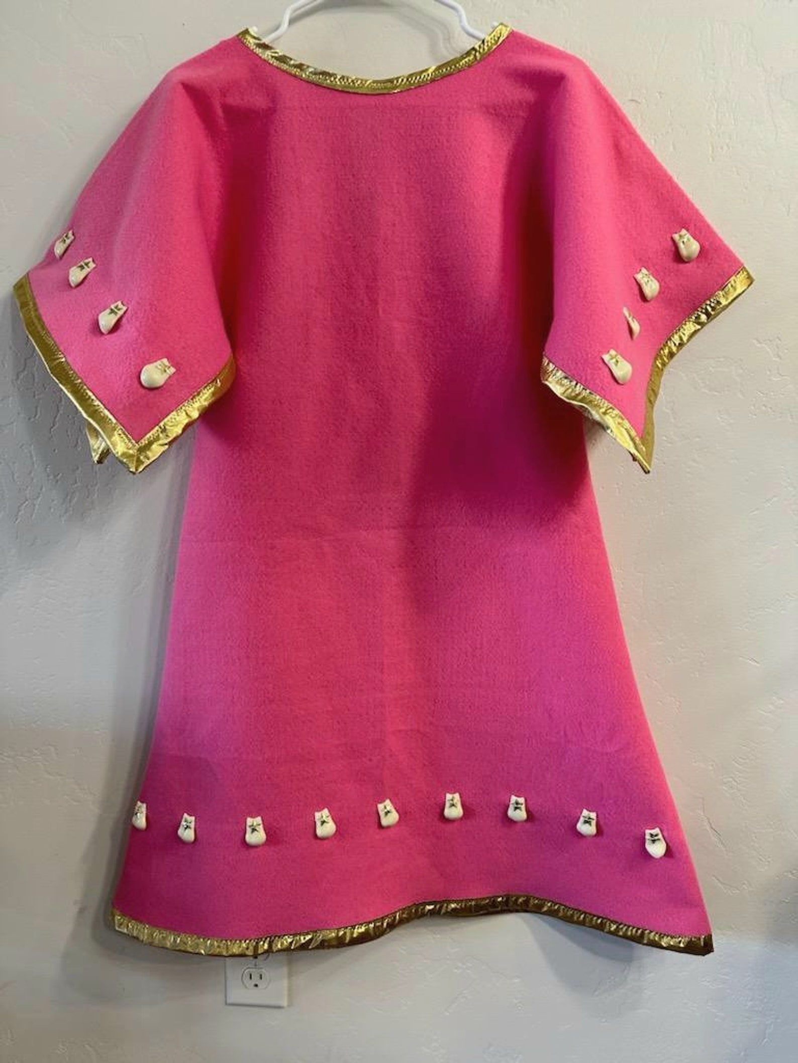 Girls' Traditional Dress-powwow Outfit-imitation Elk Tooth Dress Powwow ...