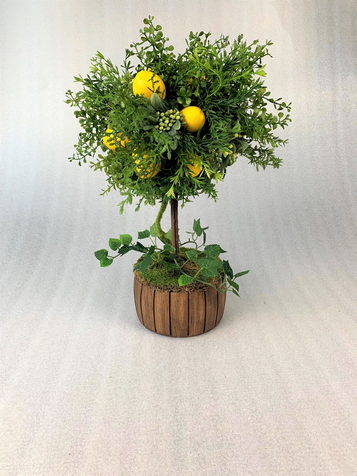 Lemon Arrangementlemon Centerpiecelemon Greenery - Etsy