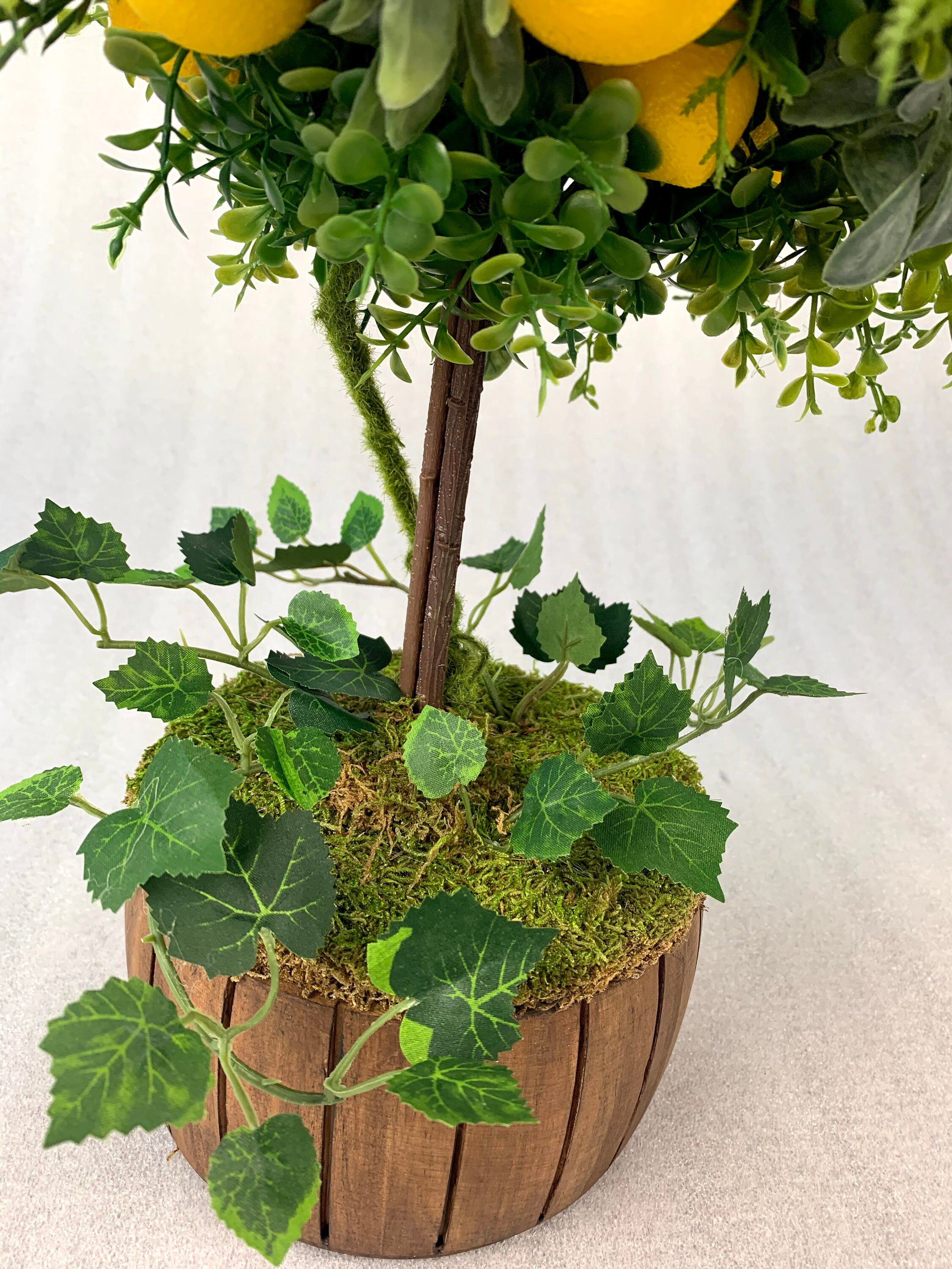 Lemon Arrangementlemon Centerpiecelemon Greenery - Etsy
