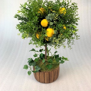 Lemon Arrangement,lemon Centerpiece,lemon Greenery Arrangement,lemon ...
