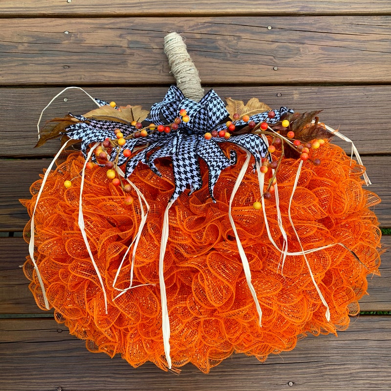Pumpkin Frame Wreath - Etsy