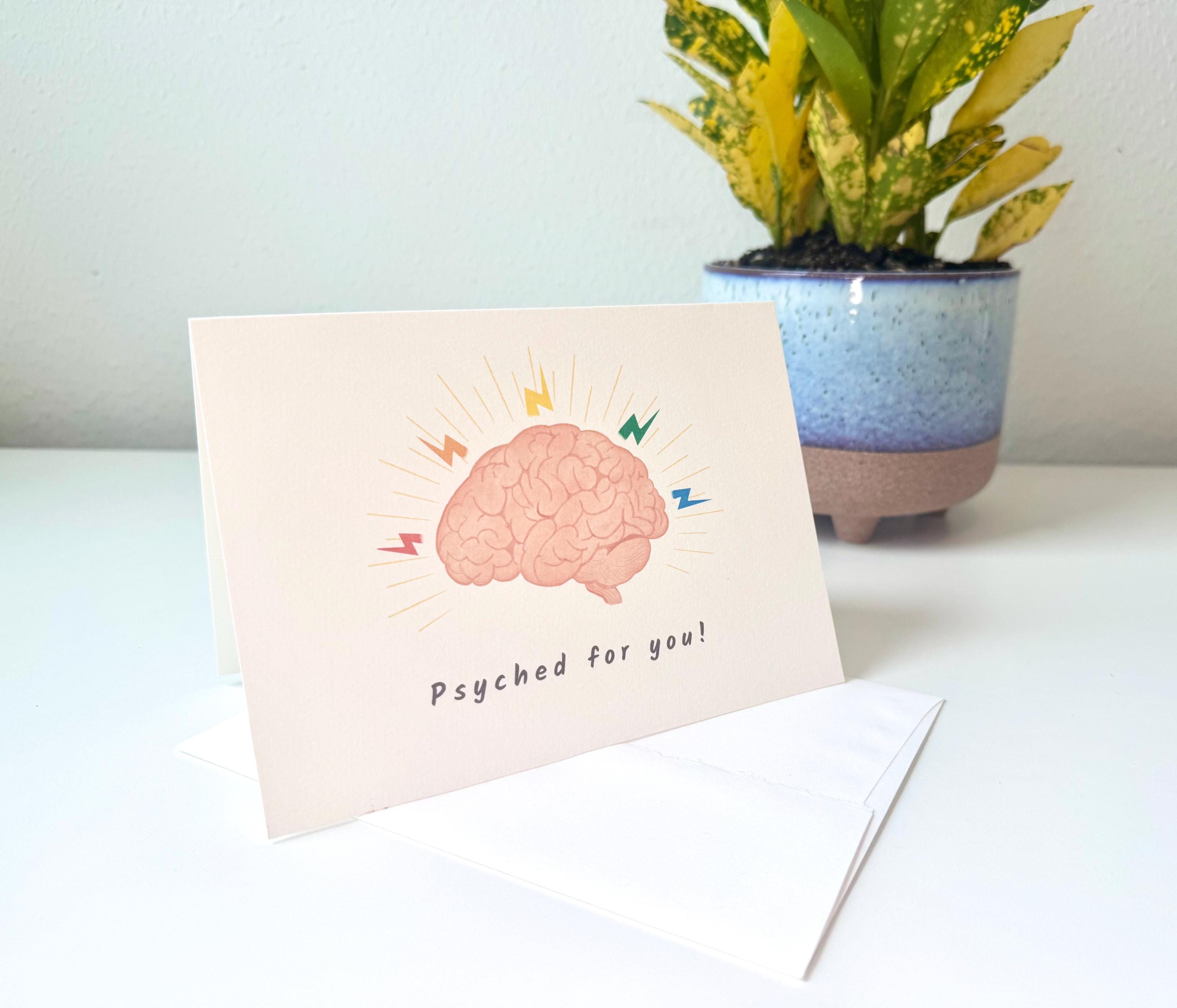Psych Congratulations Card - Etsy