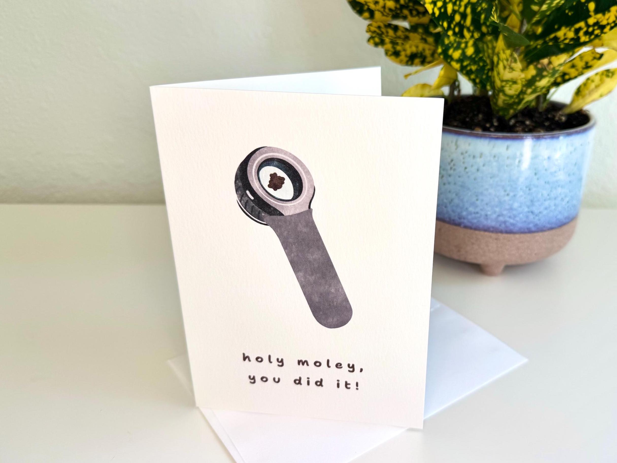 Dermatology Congratulations Card - Etsy