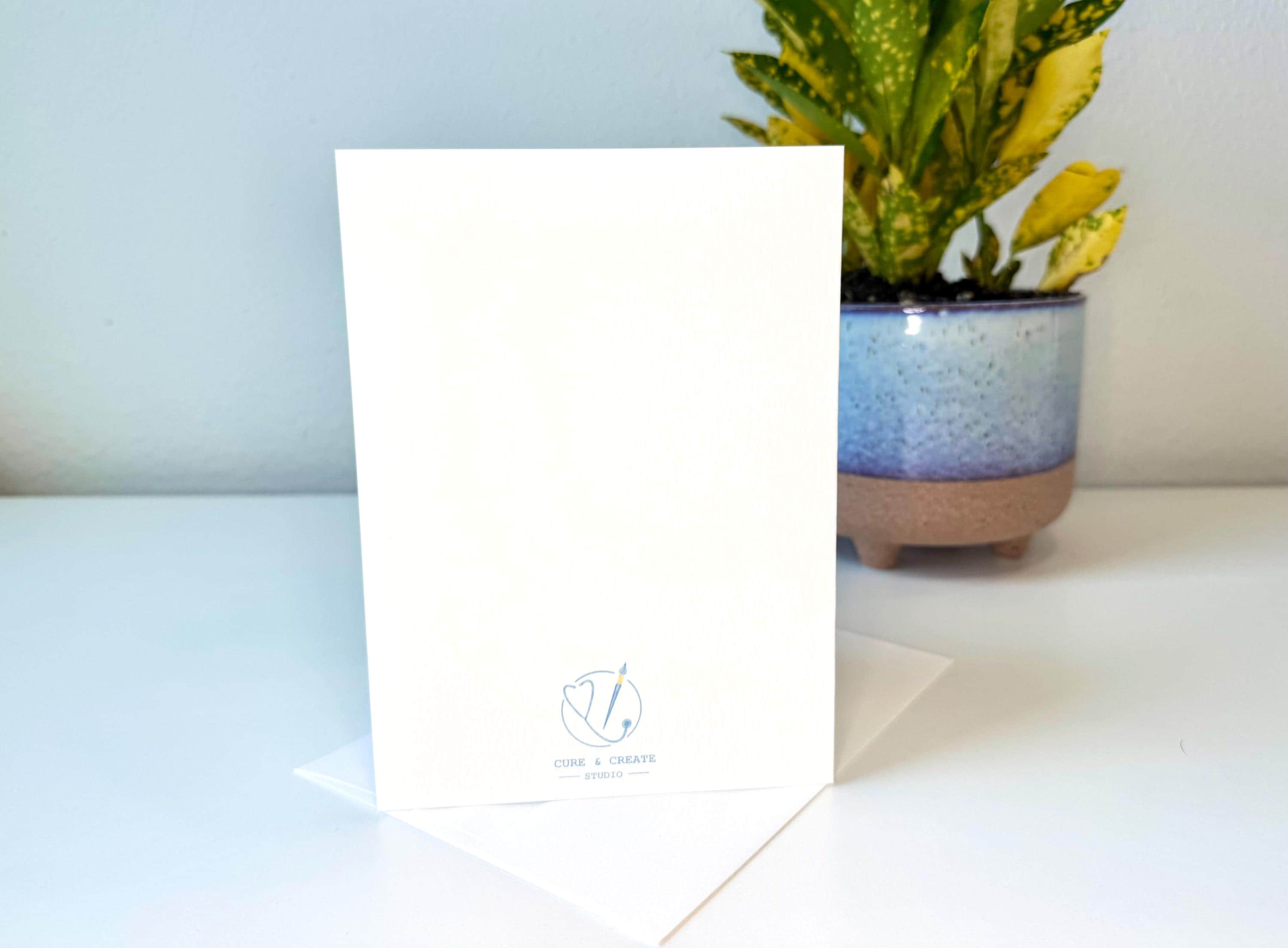 Spine Thank You Card - Etsy