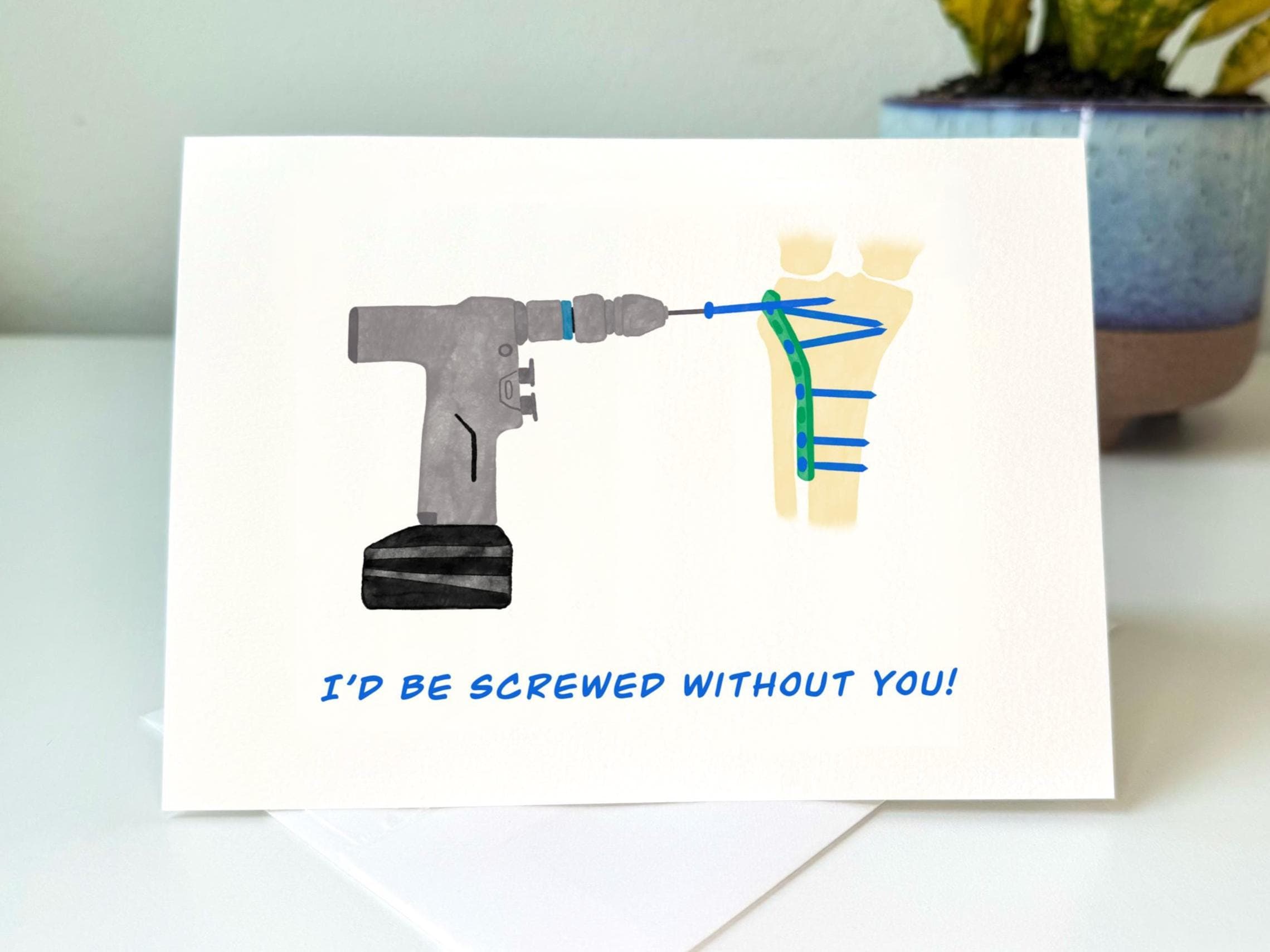 Orthopedic Thank You Card - Etsy