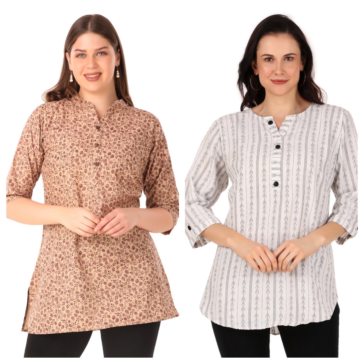 Women's Short Kurti, Kurti for Women, Short Top Wear Kurti, Daily Wear ...