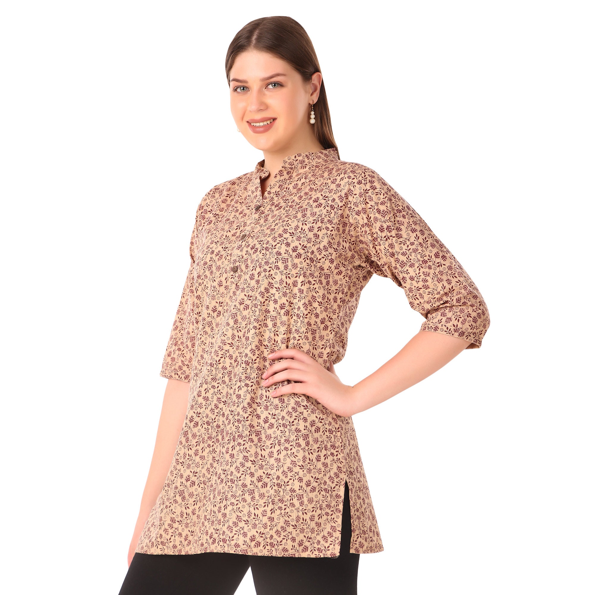 Women's Short Kurti, Kurti for Women, Short Top Wear Kurti, Daily Wear ...