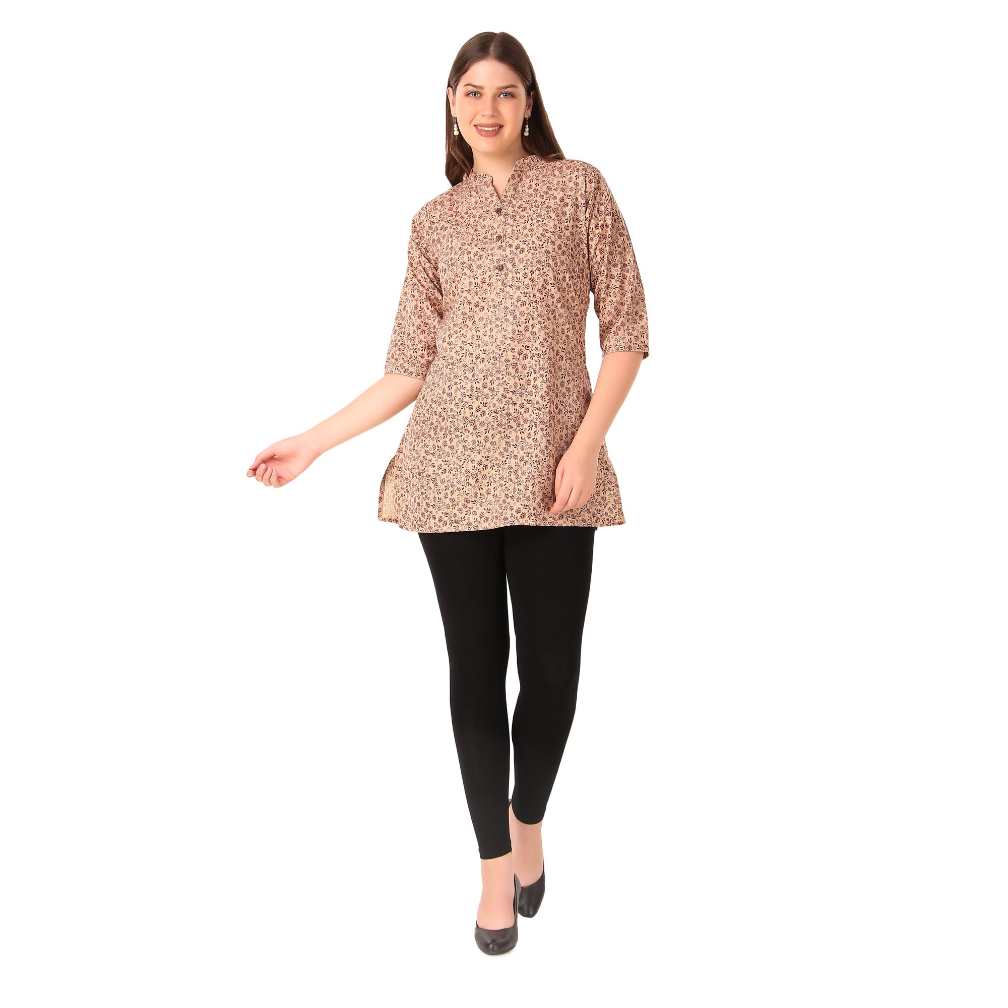 Women's Short Kurti, Kurti for Women, Short Top Wear Kurti, Daily Wear ...