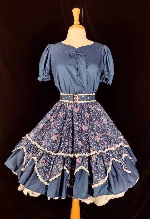 vintage 70s square dance - Gem