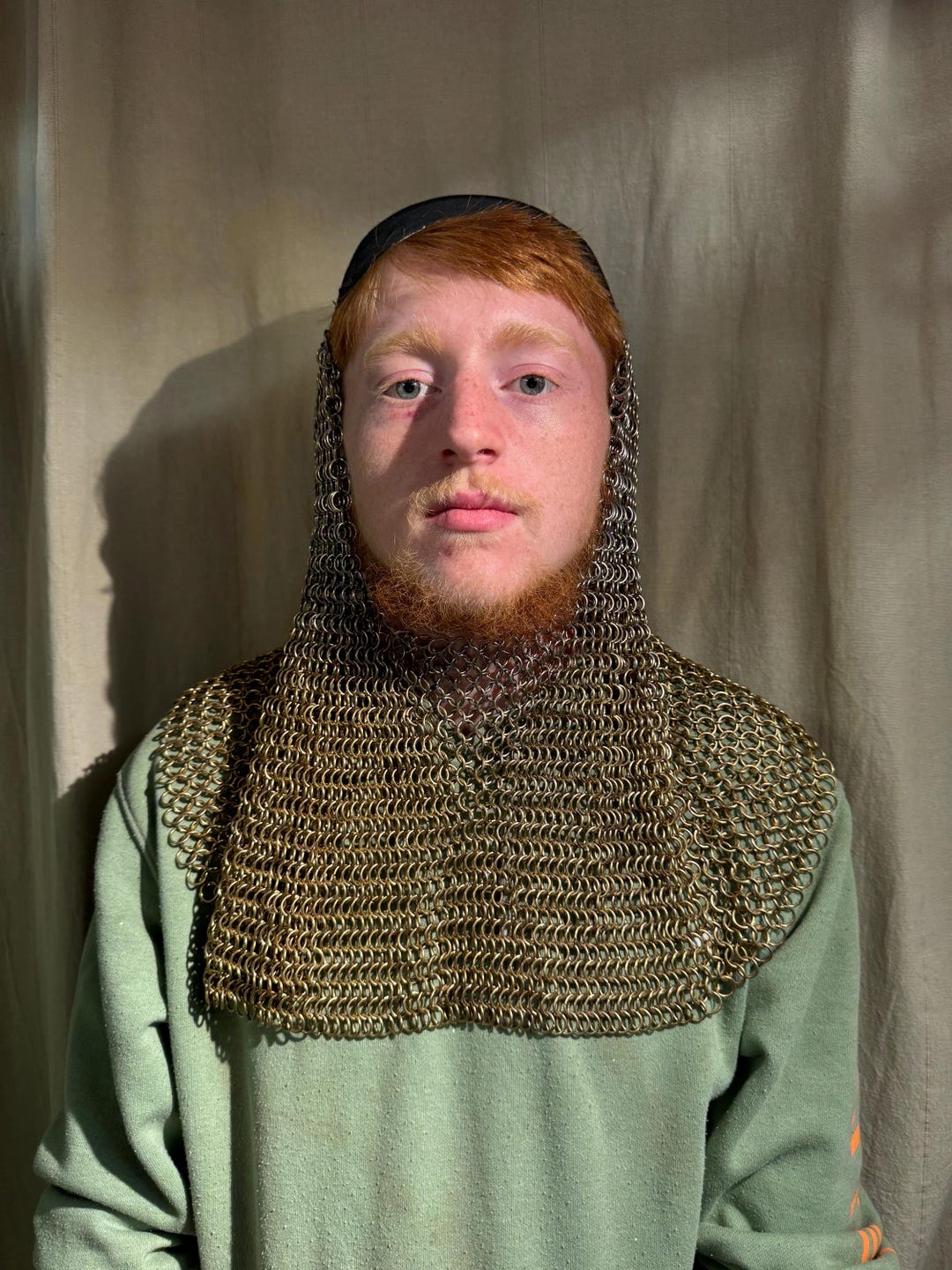 Chainmail Coif Hood Head and Neck Protector. - Etsy
