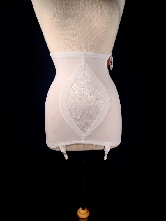 vintage garter belt girdle - Gem