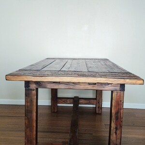 Rustic Farmhouse Table, Rustic Table With Optional Benches, - Etsy
